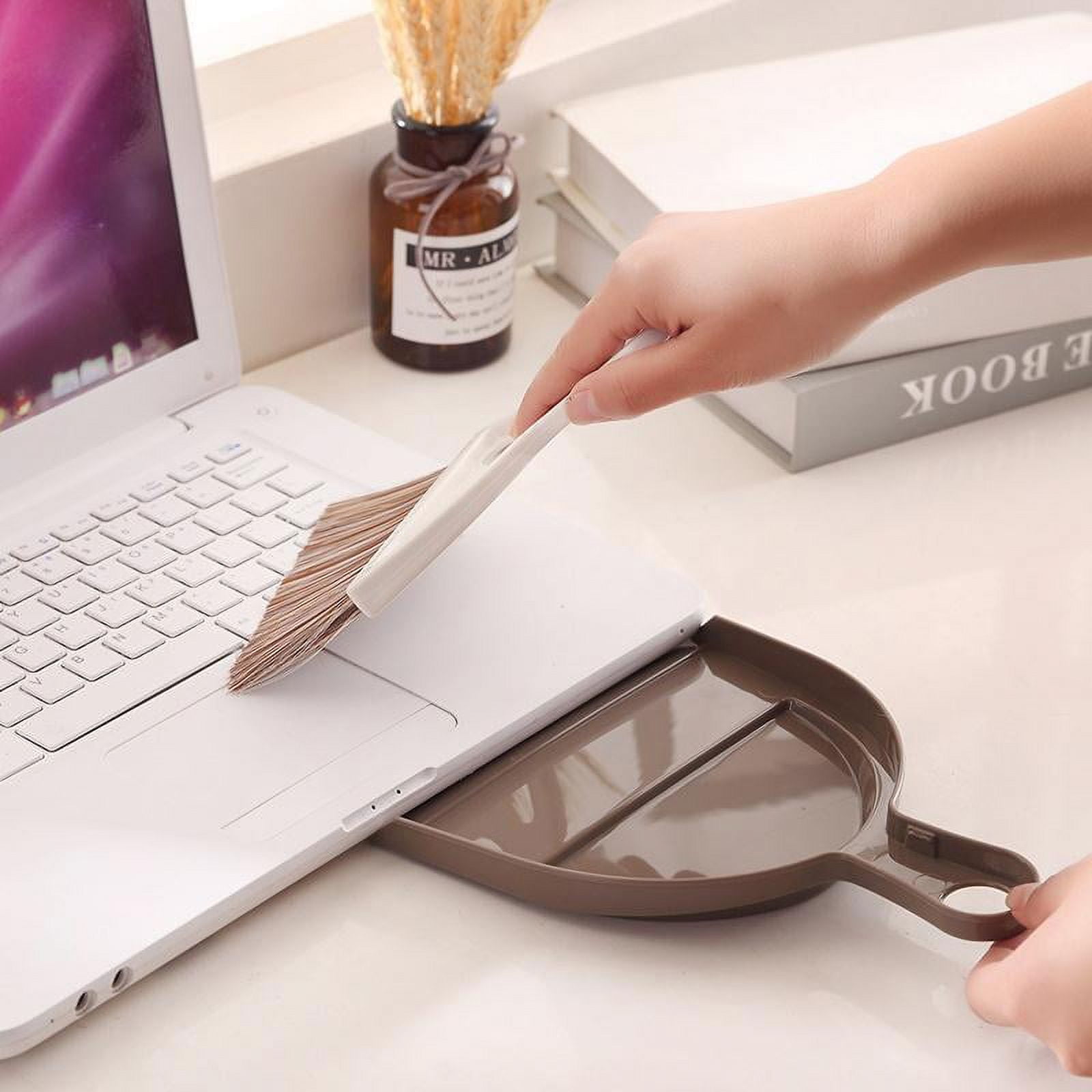 Mini Broom Dustpan Set Cute Little Whisk Broom Hand Brush and Dust Pan ...