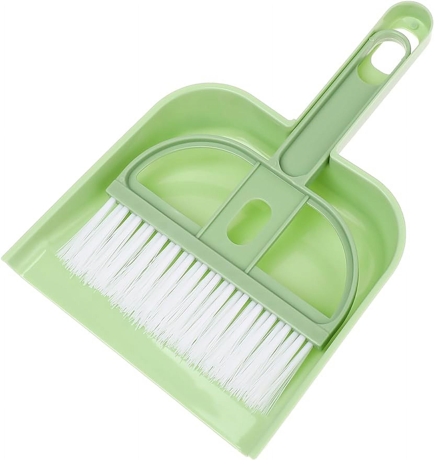 Mini Broom and Dustpan Set Portable Small Cleaning Broom and Dustpan Set for Home Hangable Whisk ...