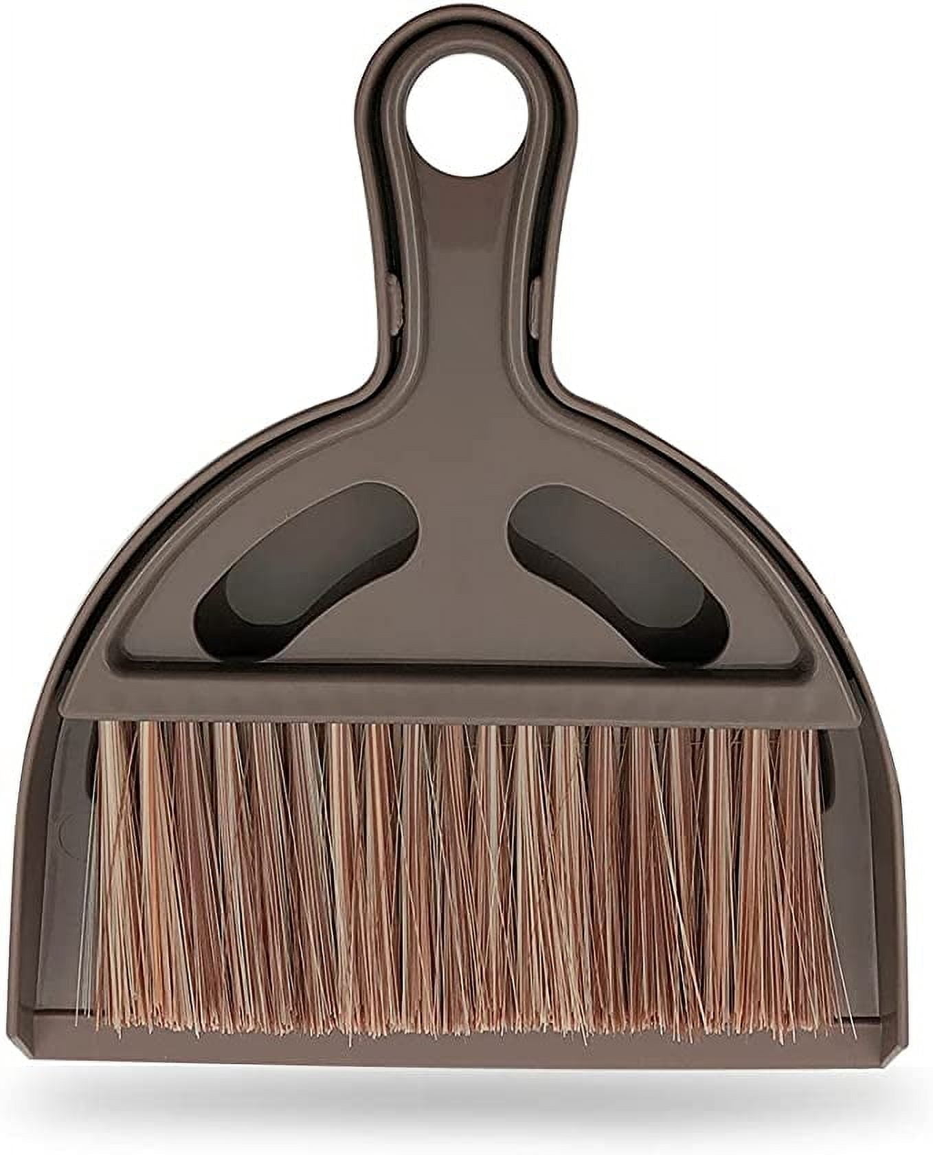 Versatile Indoor & Outdoor Mini Broom and Small Dustpan Set, Compact ...