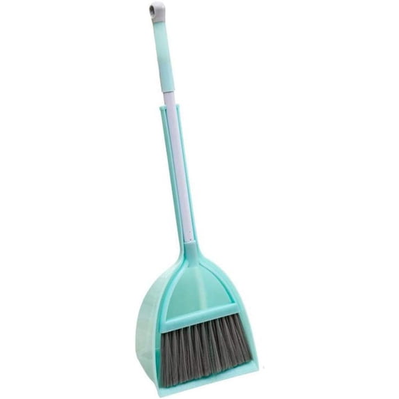 Mini Broom with Dustpan for Kids,Little Housekeeping Helper Set (Light ...