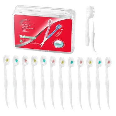 Disposable Mini Travel Toothbrushes 10 Count - Walmart.com