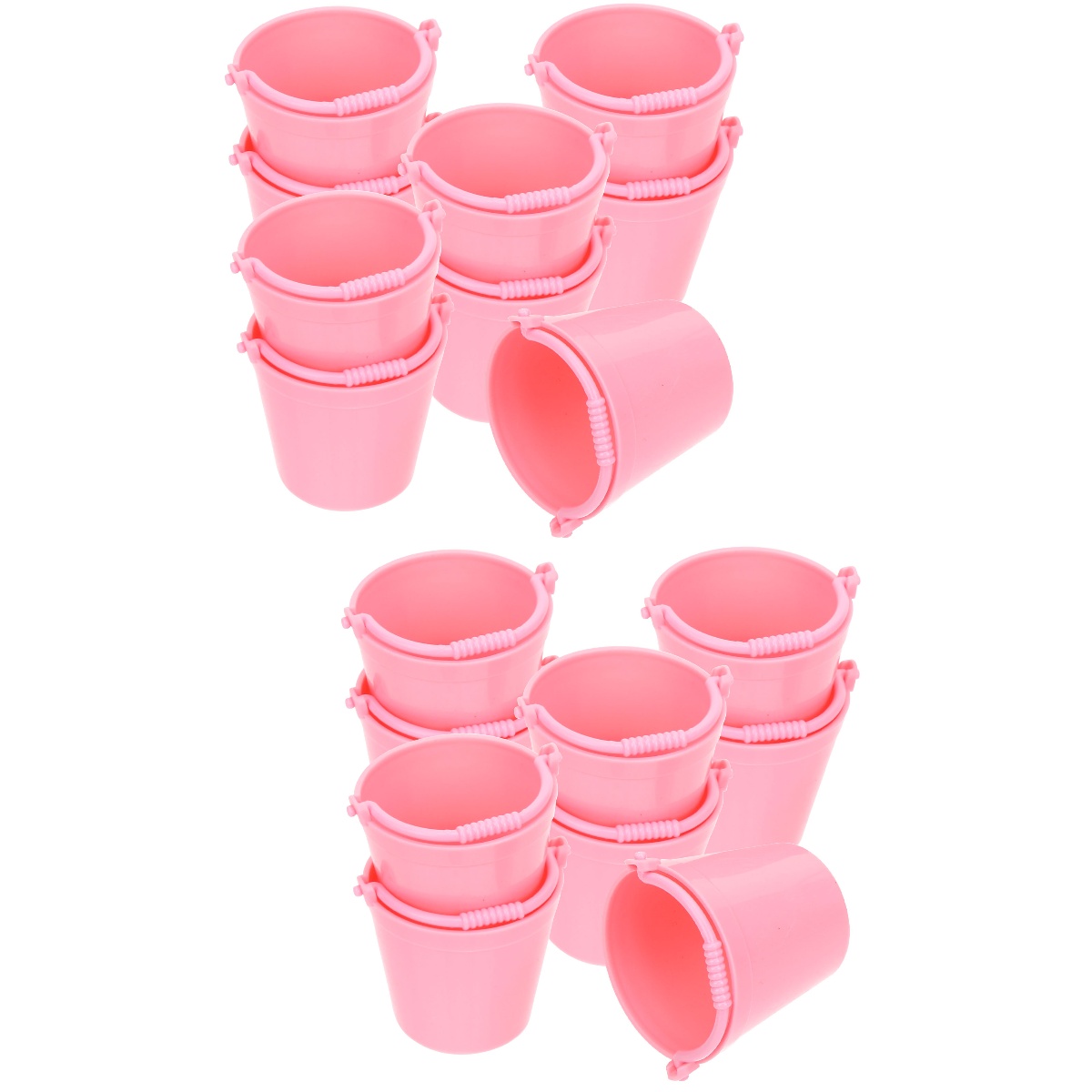 Mini Bucket Dollhouse Fishing Buckets Crafts Toy Miniature Accessories ...