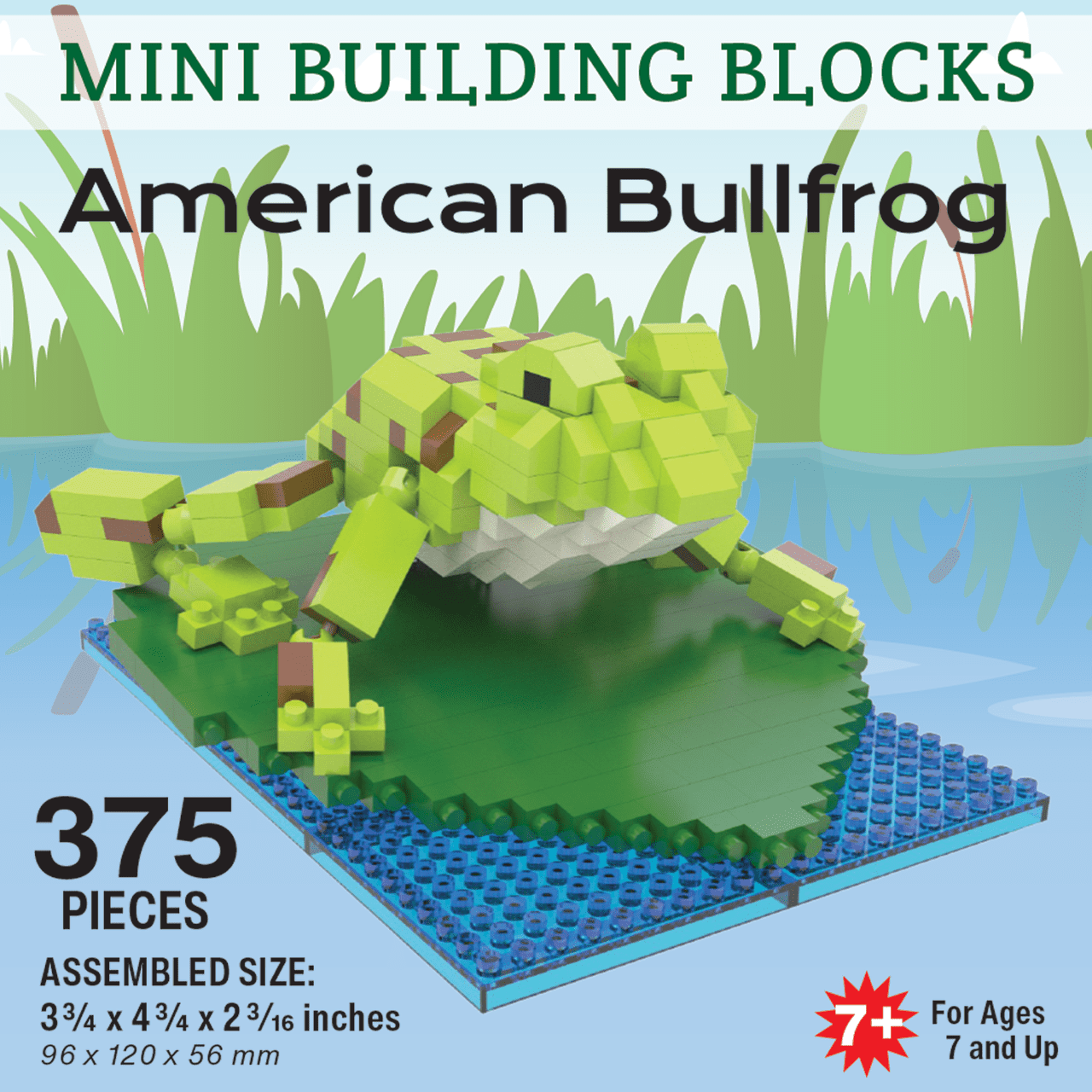 Mini Building Blocks - American Bullfrog - Walmart.com