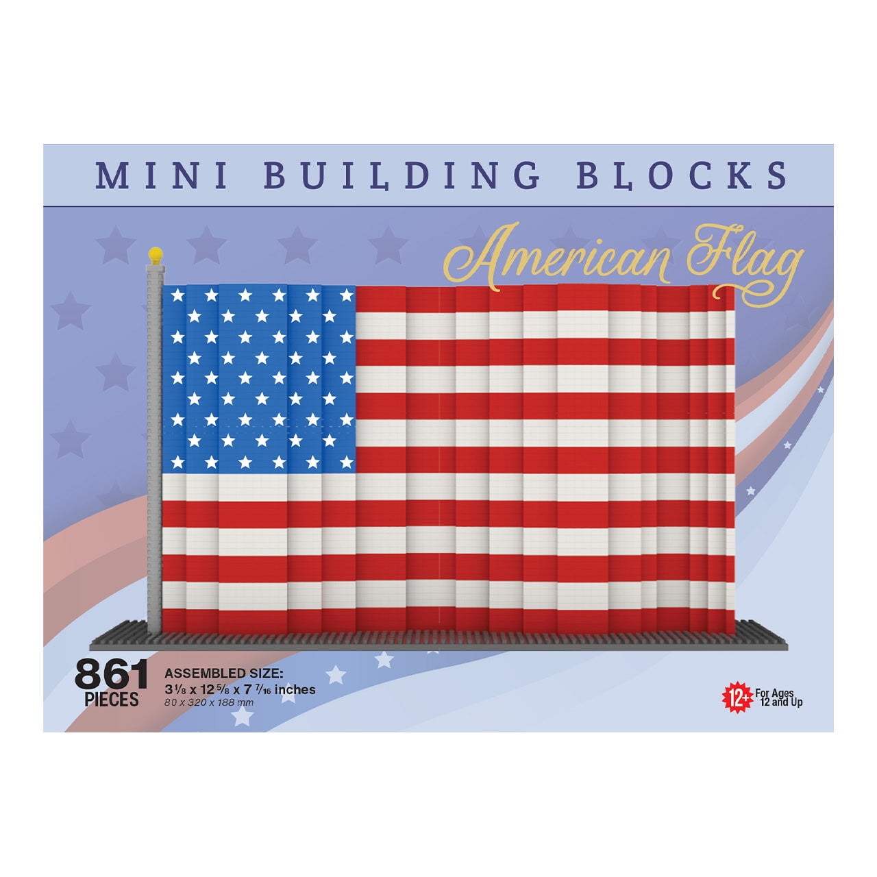 Mini Building Blocks - American Flag - Walmart.com