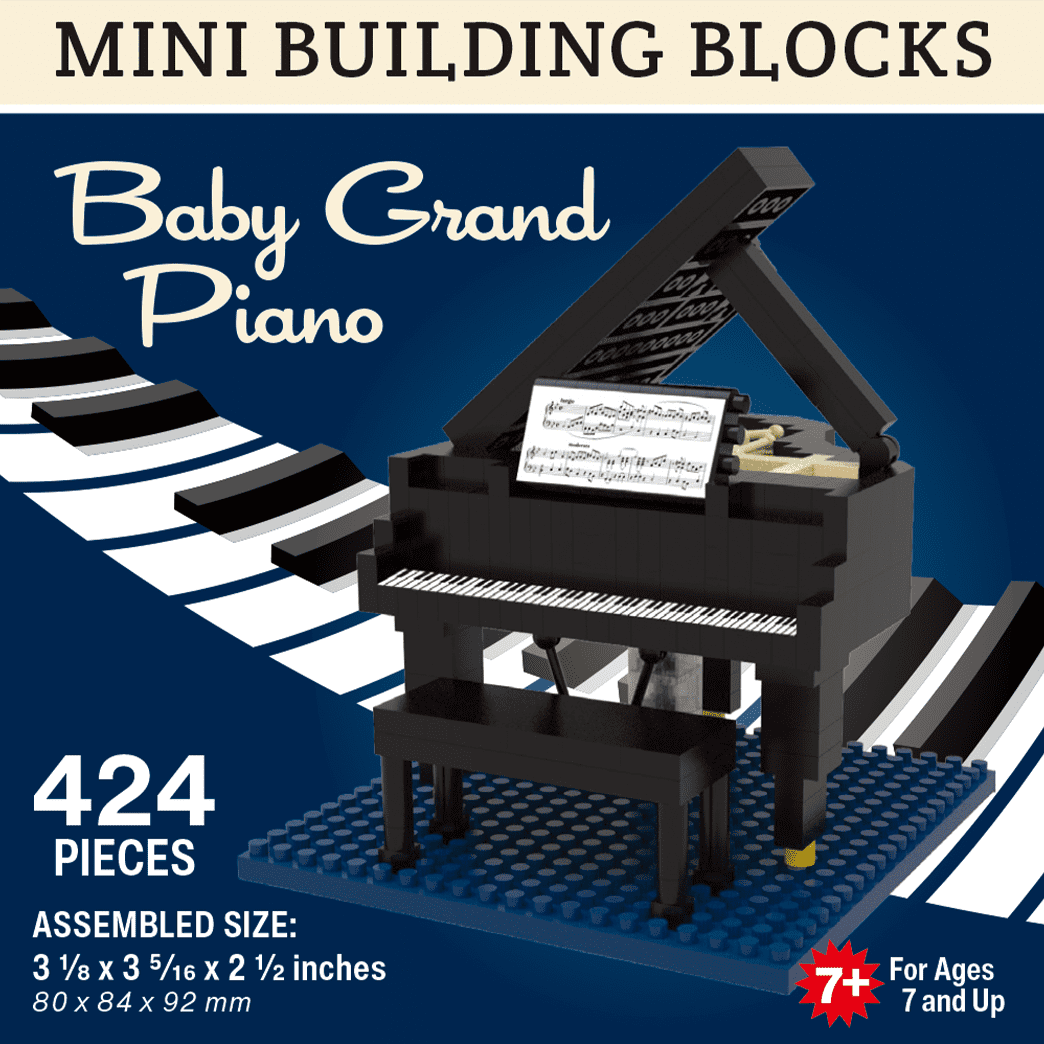 Mini Building Blocks - Baby Grand Piano - Walmart.com