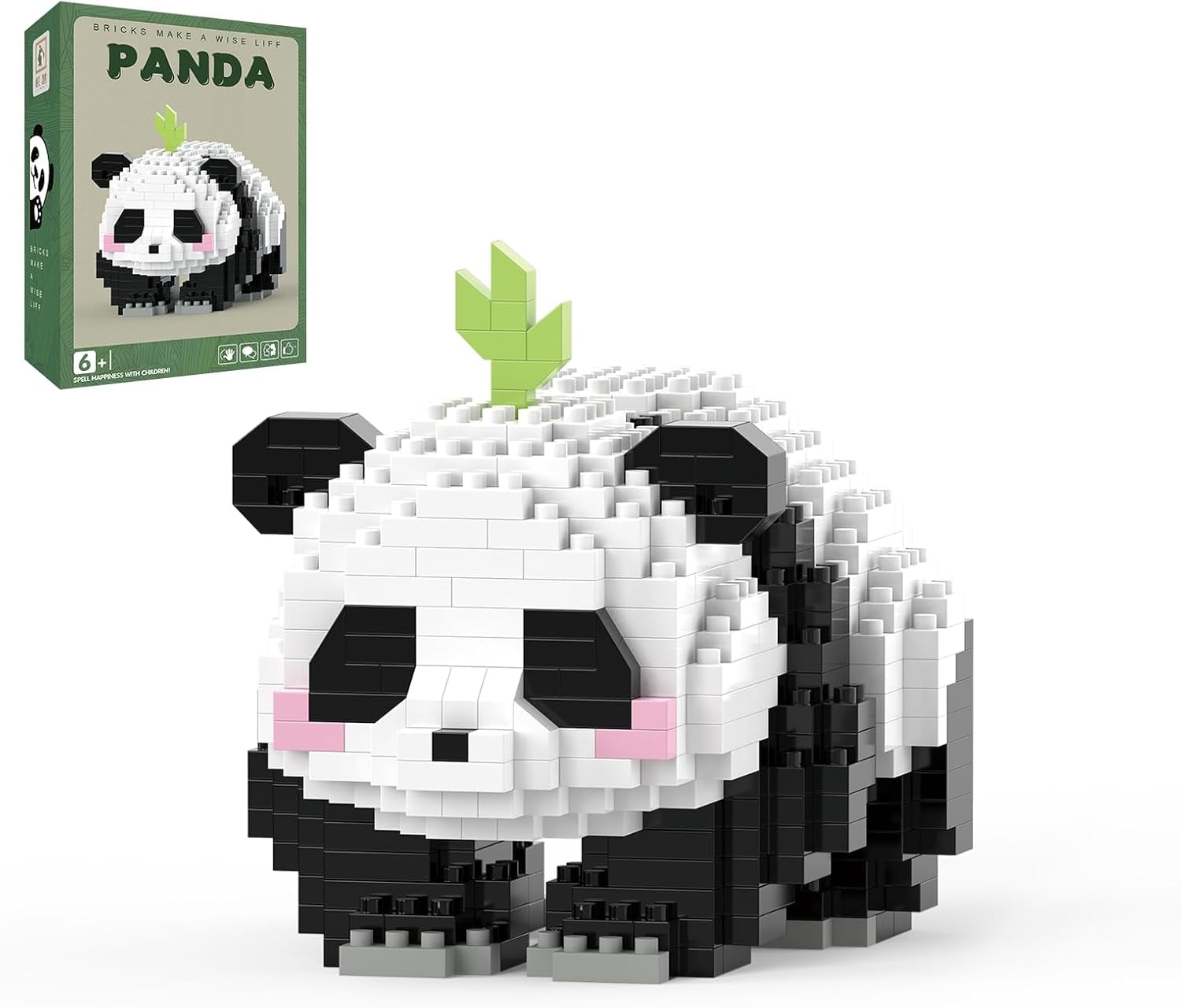 Mini Building Blocks- Bamboo Panda, Party Favors- Micro Blocks Panda ...