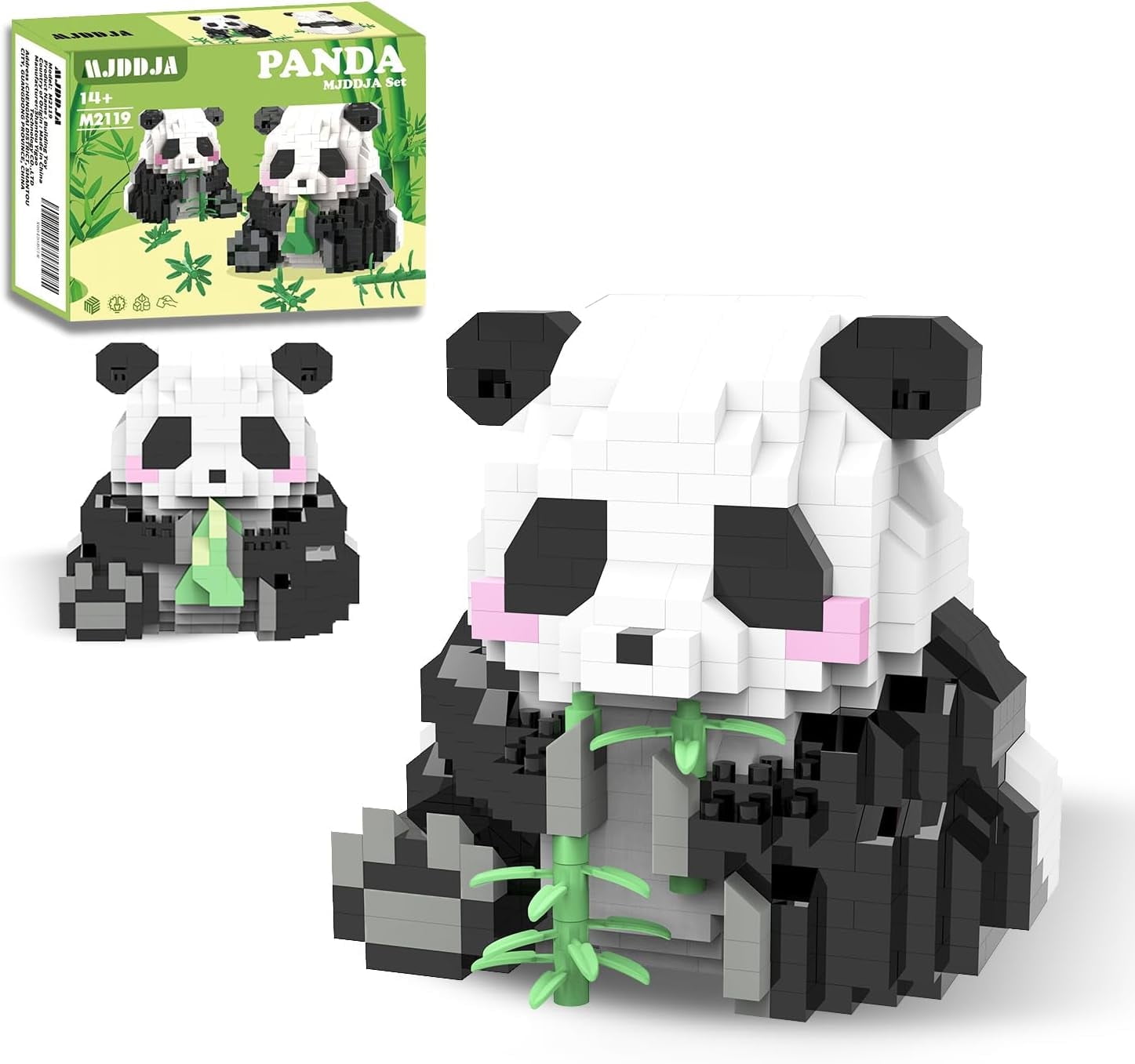 Mini Building Blocks- Bamboo Panda, Party Favors- Micro Blocks Panda ...