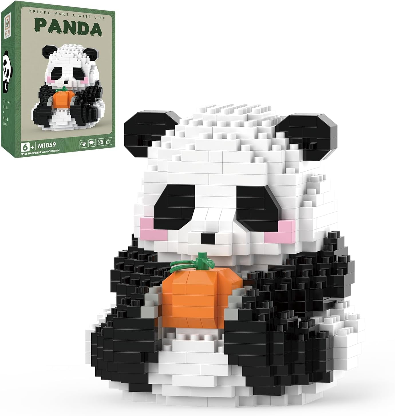 Mini Building Blocks- Bamboo Panda, Party Favors- Micro Blocks Panda ...