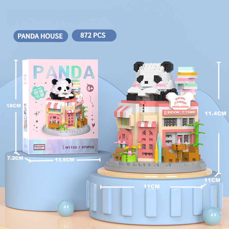 Mini Building Blocks- Bamboo Panda, Party Favors- Micro Blocks Panda ...