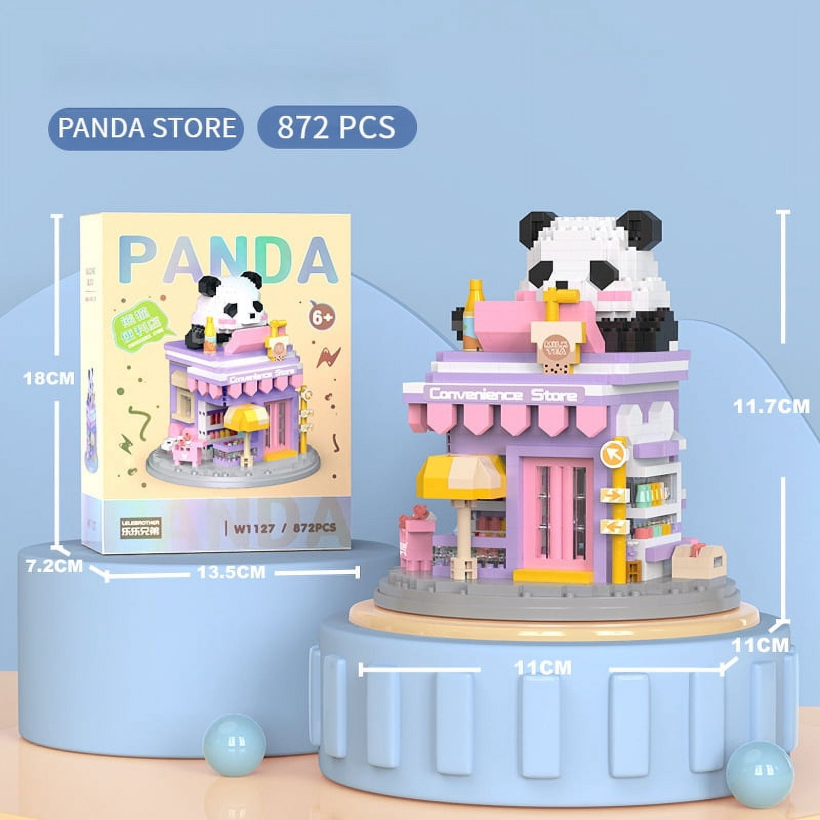 Mini Building Blocks- Bamboo Panda Store, Party Favors- Micro Blocks ...