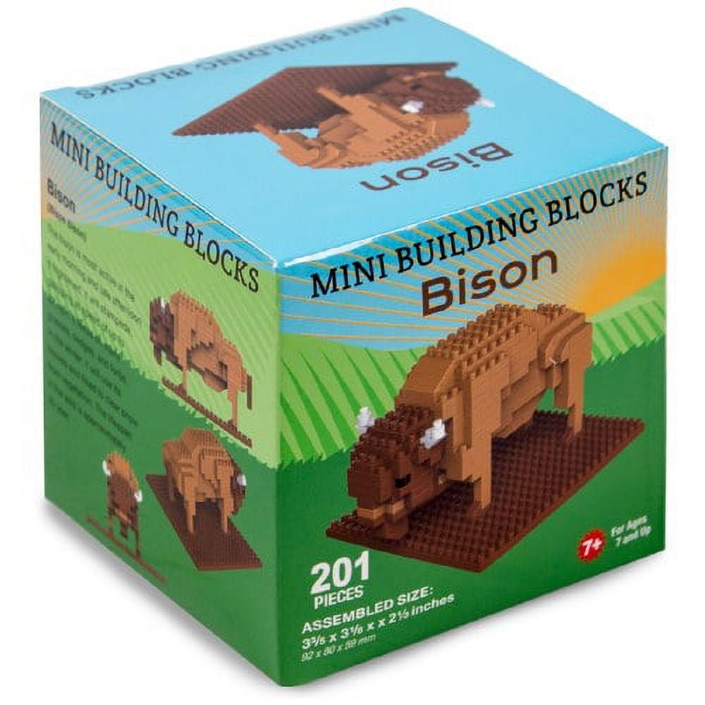 Walmart Mini Building Blocks Kit - Bison Figurine, 384 Pieces, Ages 7+ - Walmart.com