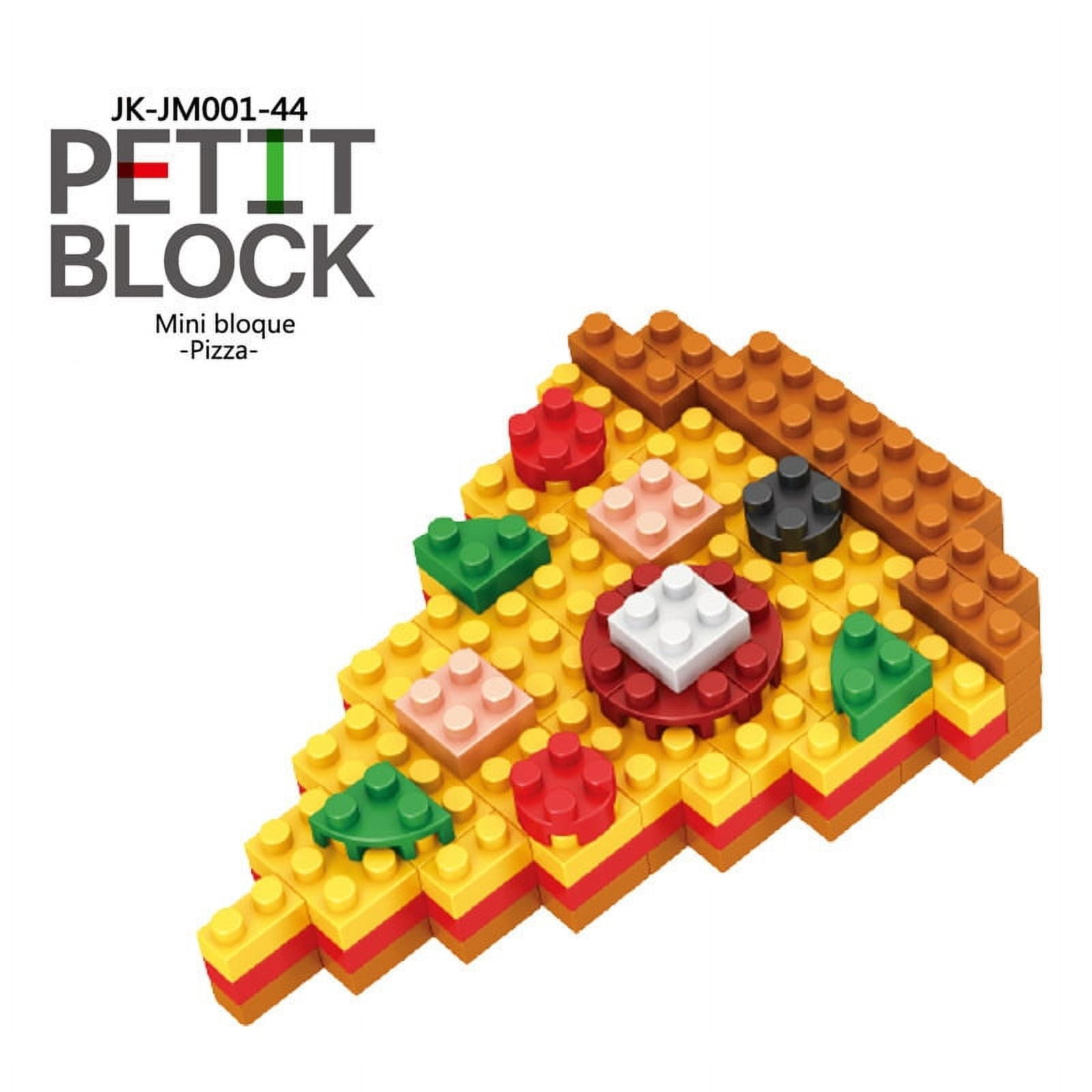 Mini Building Blocks, DIY Fast Food Hamburger Fries Pizza Hot Dog Food ...