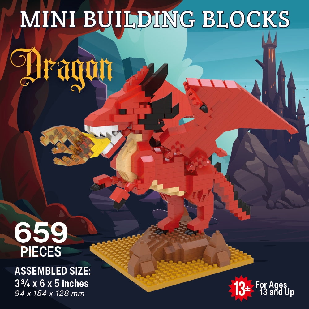Mini Building Blocks - Dragon - Walmart.com