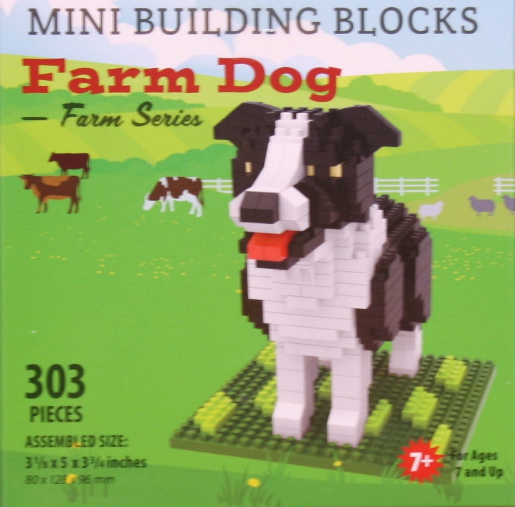 Mini Building Blocks - Farm Series - Dog - Walmart.com