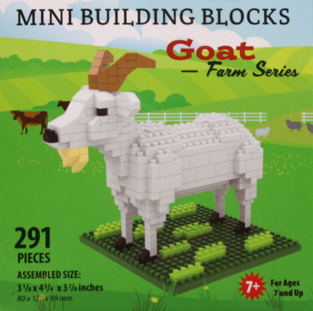 Mini Building Blocks - Farm Series - Goat - Walmart.com