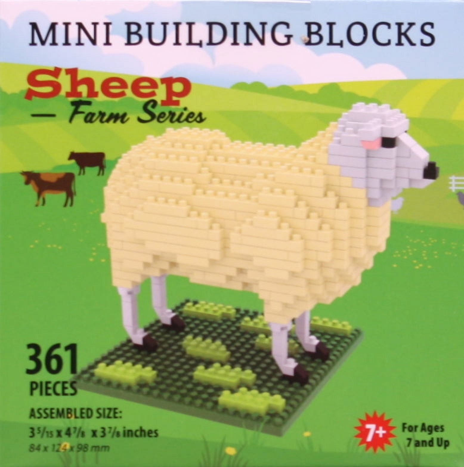 Mini Building Blocks - Farm Series - Sheep - Walmart.com