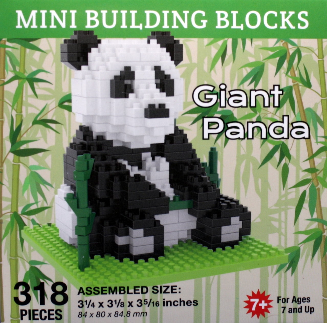 Mini Building Blocks - Giant Panda - Walmart.com