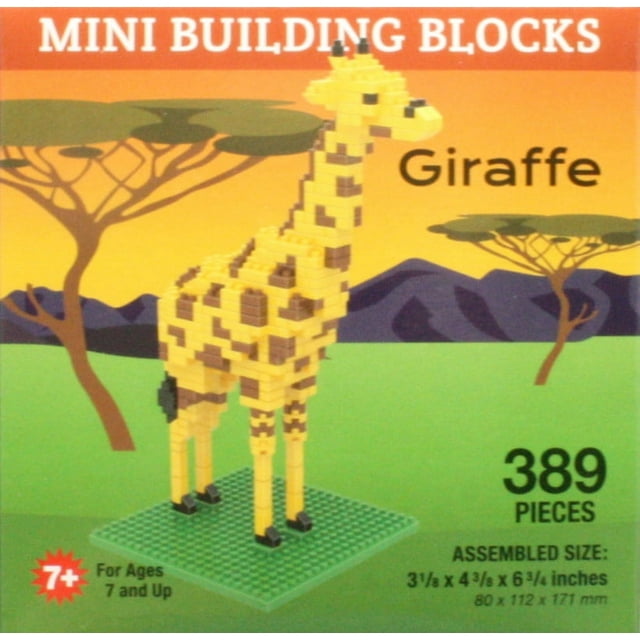 Mini Building Blocks - Giraffe - Walmart.com