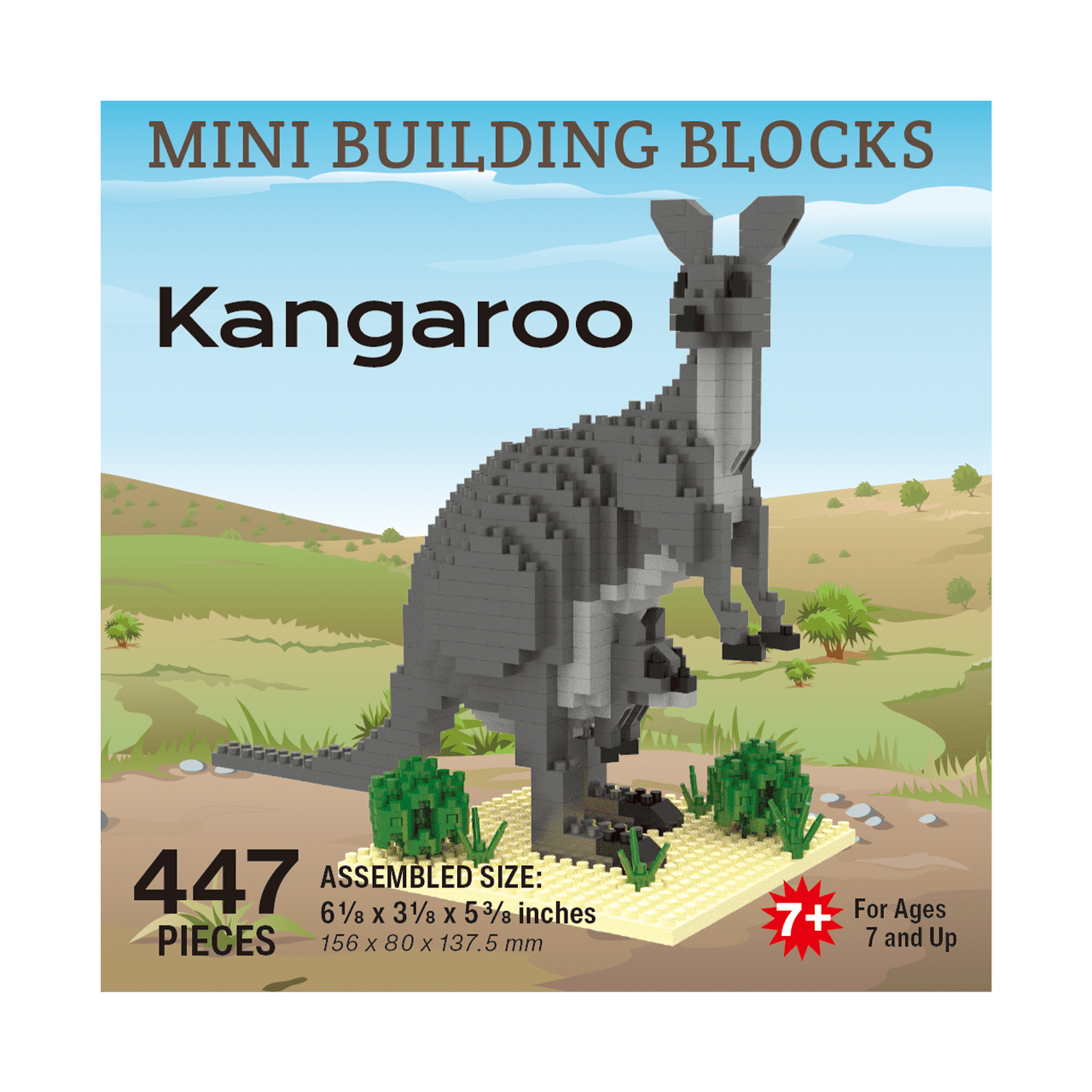 Mini Building Blocks - Kangaroo - Walmart.com