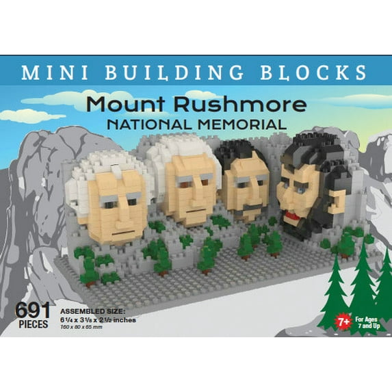 Mini Building Blocks - Mount Rushmore National Memorial - Walmart.com