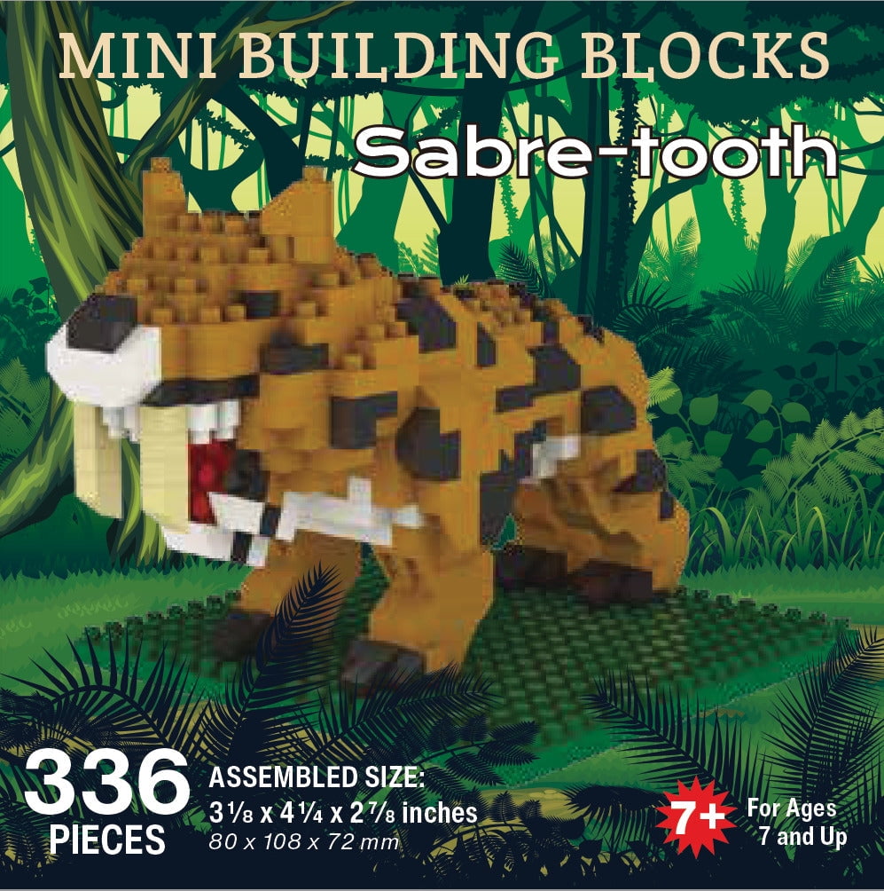 Mini Building Blocks - Sabre-Tooth - Walmart.com