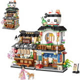 Mini Izakaya Shop Building Blocks Toy, Japanese Street View MOC ...