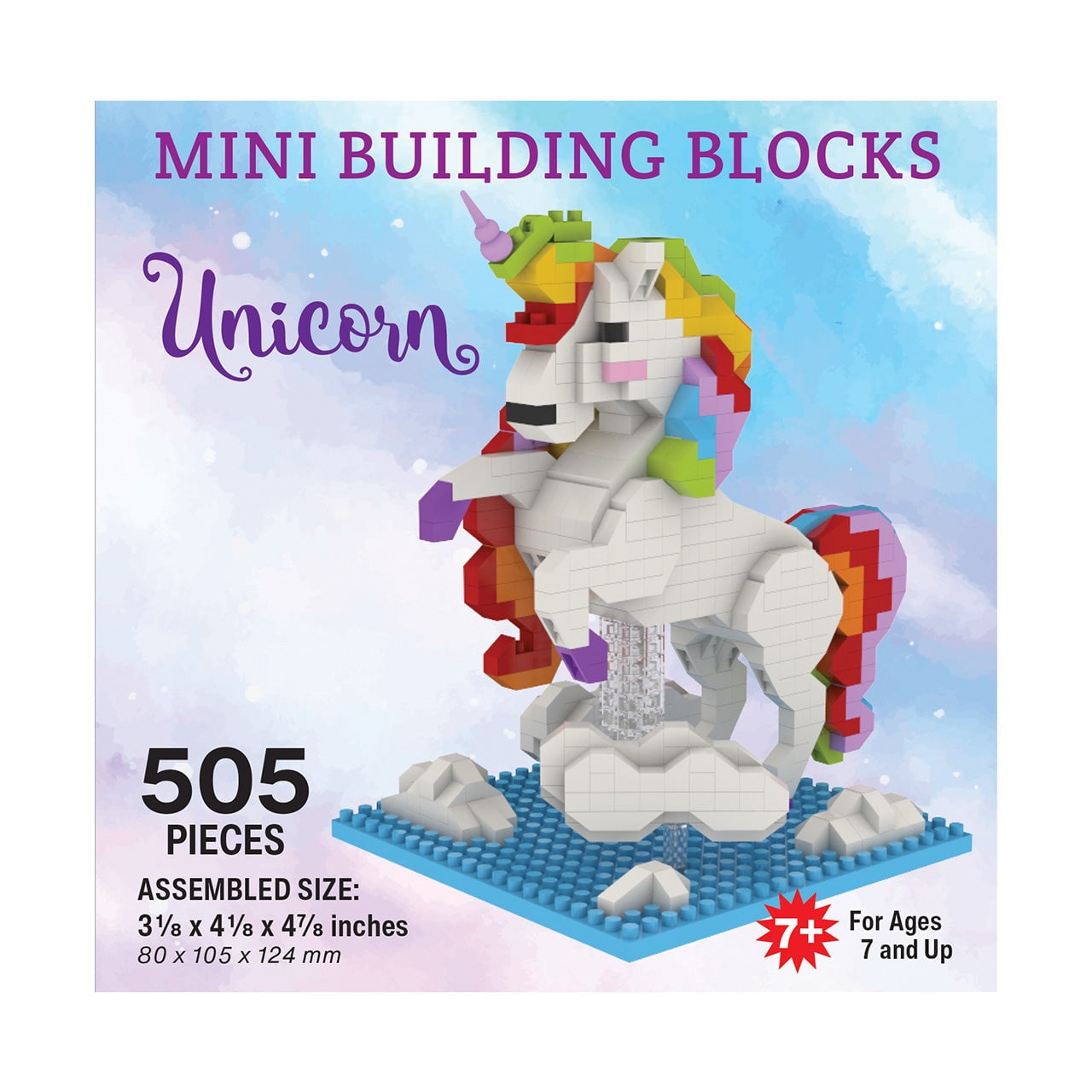 Mini Building Blocks - Unicorn - Walmart.com
