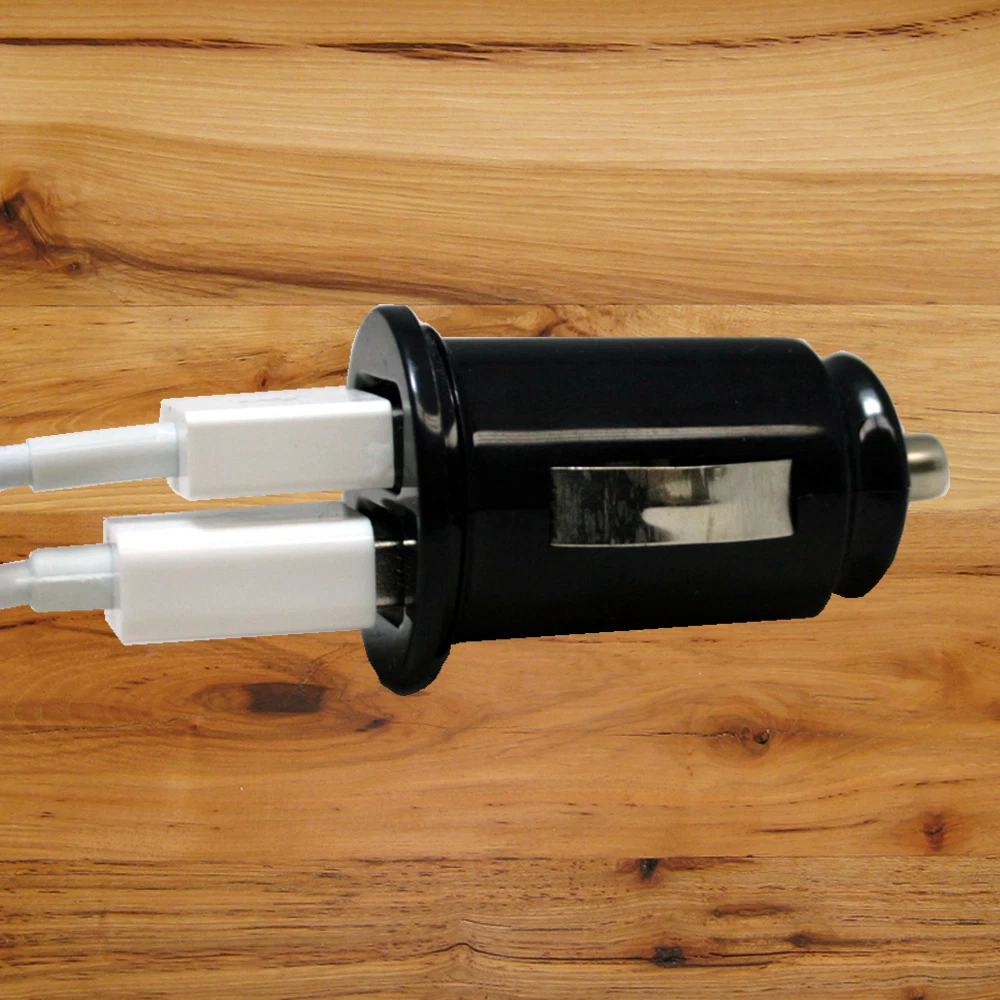 Mini Bullet Dual Usb Car Charger Adapter Fits Iphone5 3G S 4 4G Usa ...