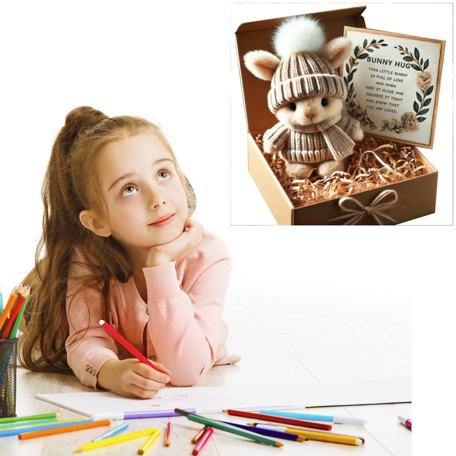 Mini Bunny Hug Cute Easter Gift,Bunny Stuffed Animal Sets, Plush Pocket ...