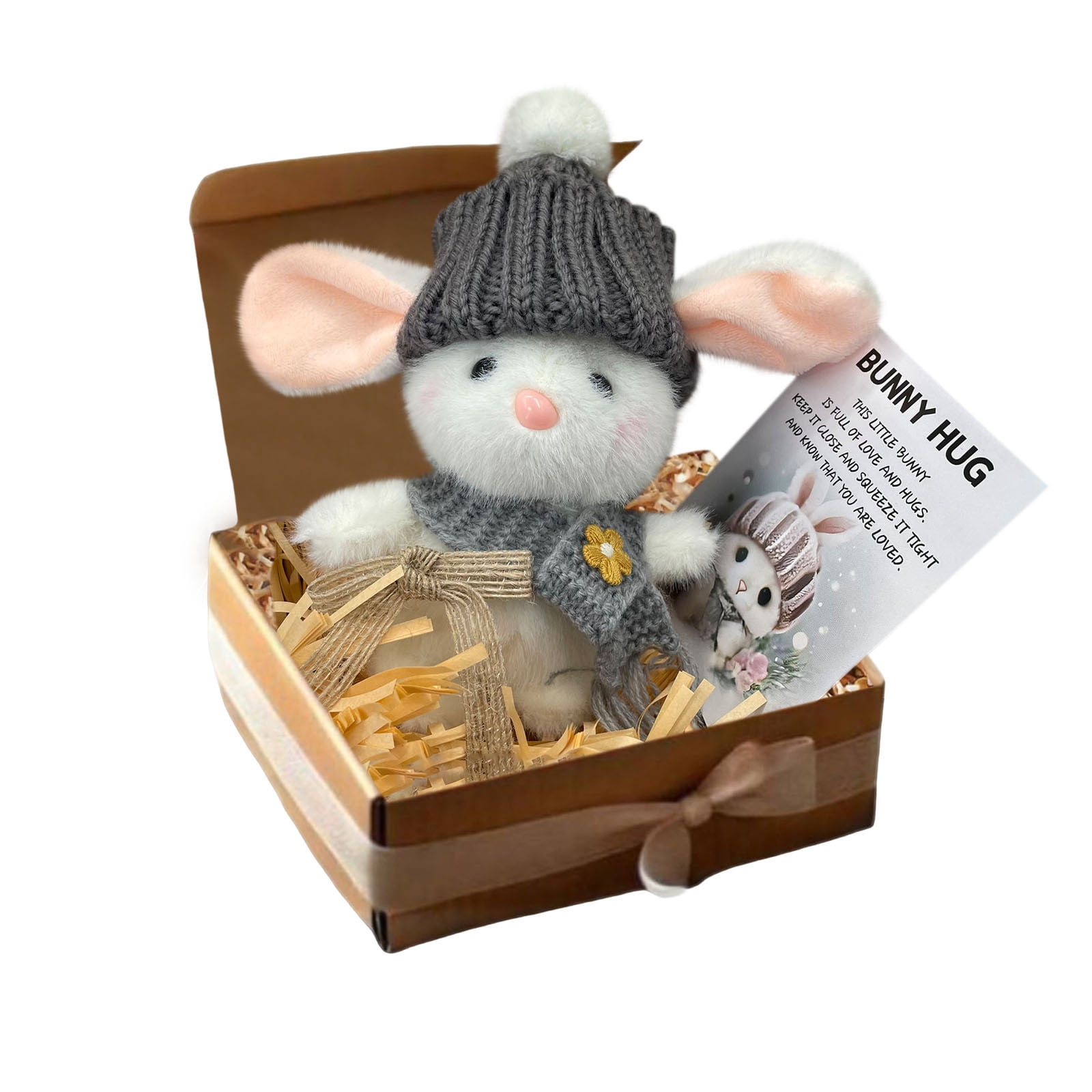 Mini Bunny Hug Cute Easter Gift Plush - 2025 Bunny in a Box Hugs ...