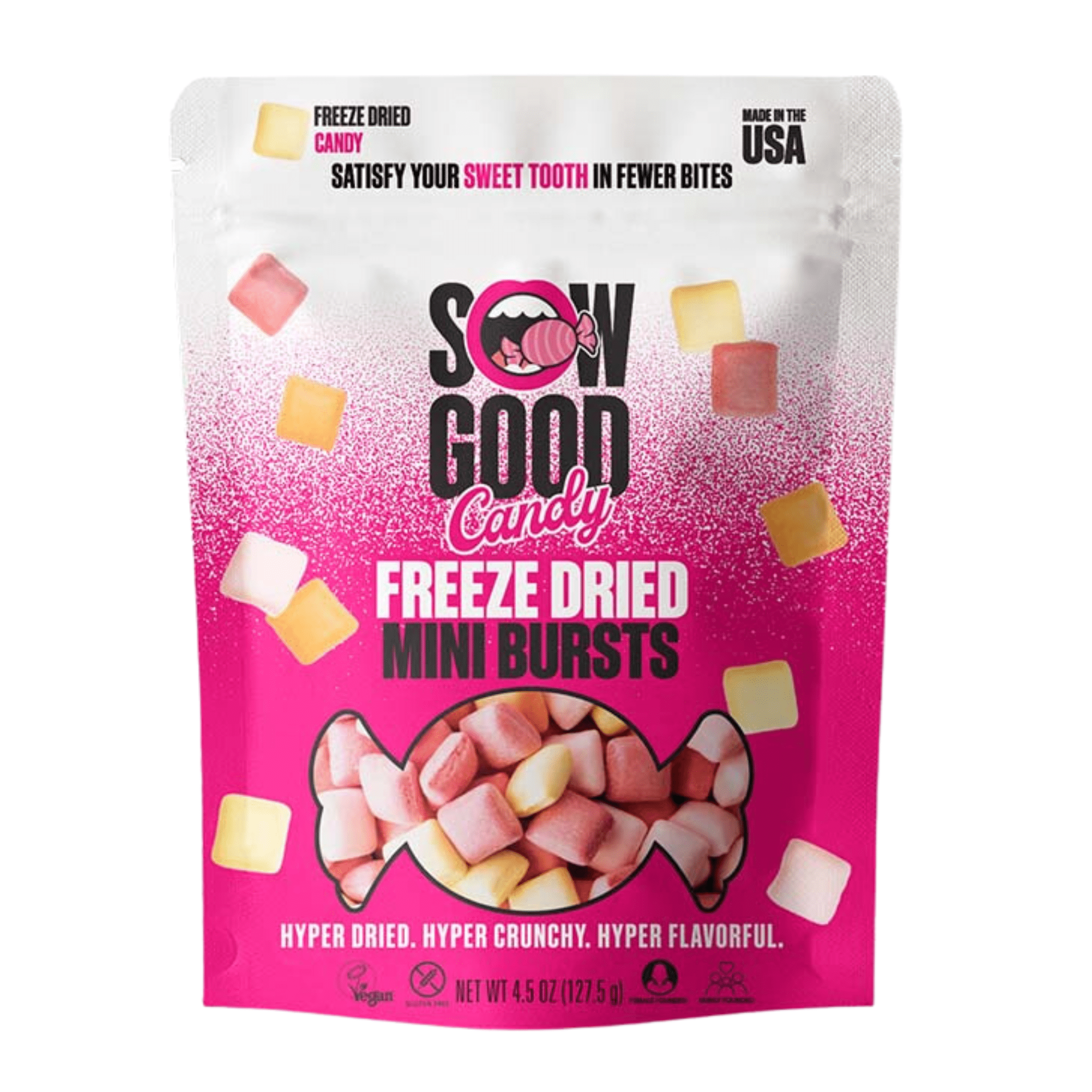 Mini Burst Freeze Dried Candy by Sow Good Candy - Crunchy, Flavor ...