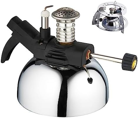 Mini Butane Burner, Lab Bunsen Burner, Small Gas Stove for Coffee with ...