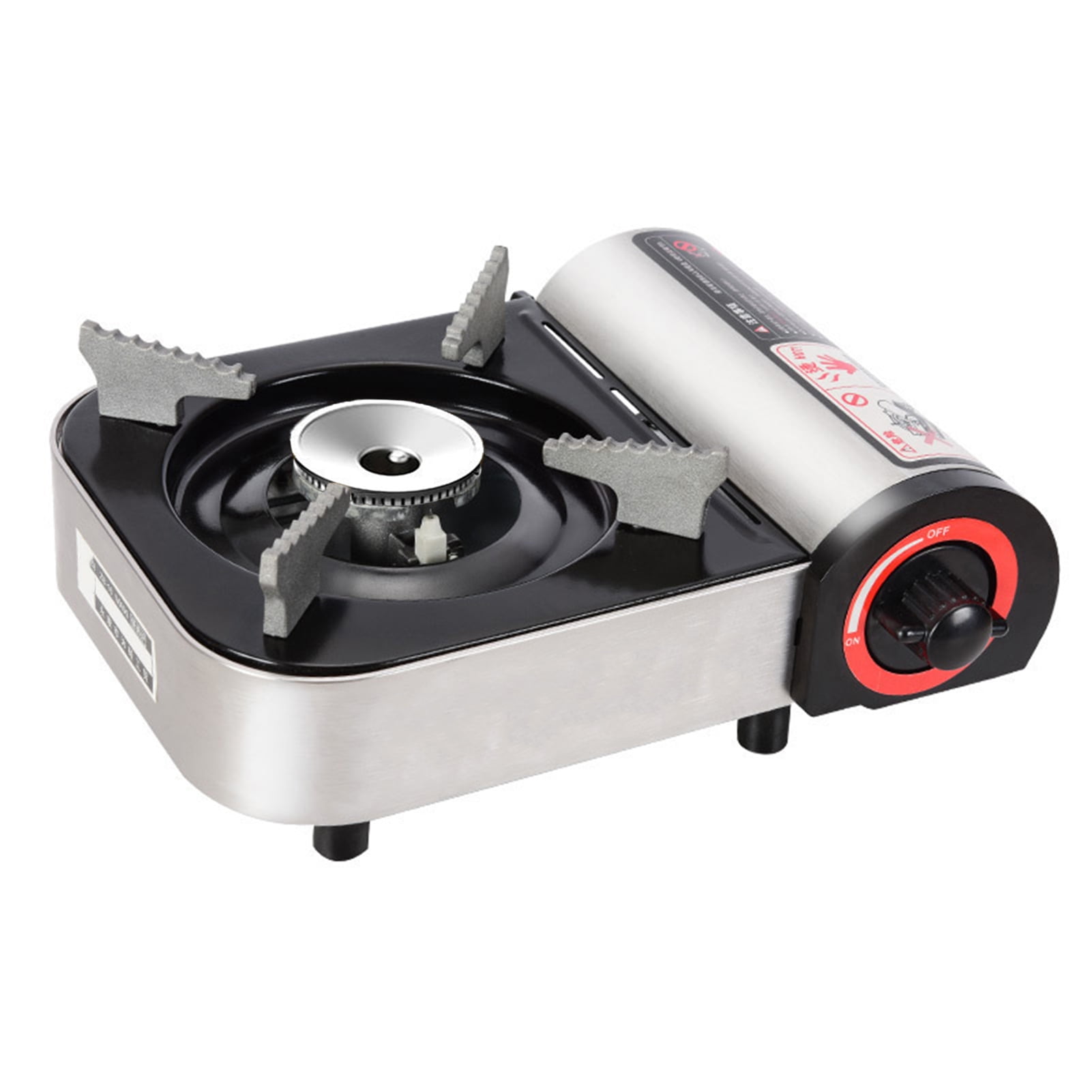 Mini Butane Stove 2900W Windproof Outdoor Camping Hiking Stove Aluminum ...