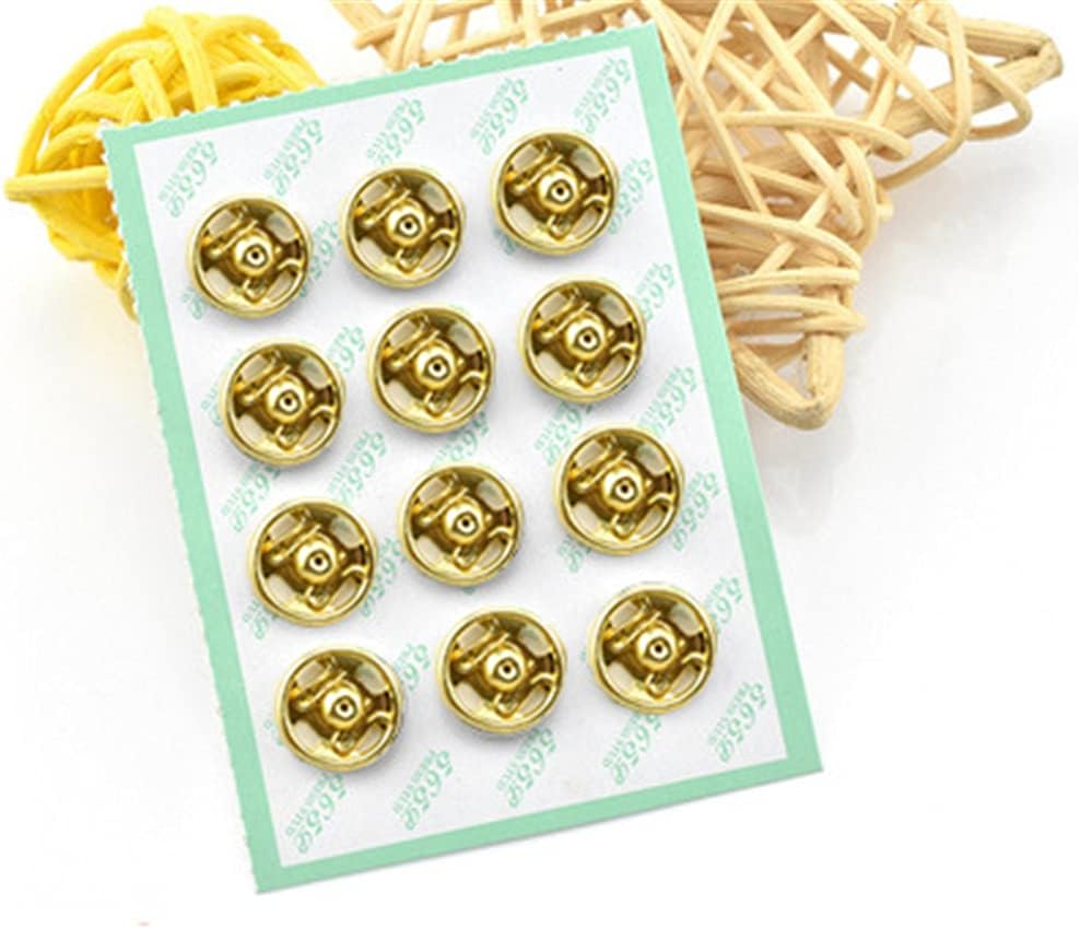 Mini Button Buckle Invisible Metal Snap Buttons Fasteners Press Studs ...