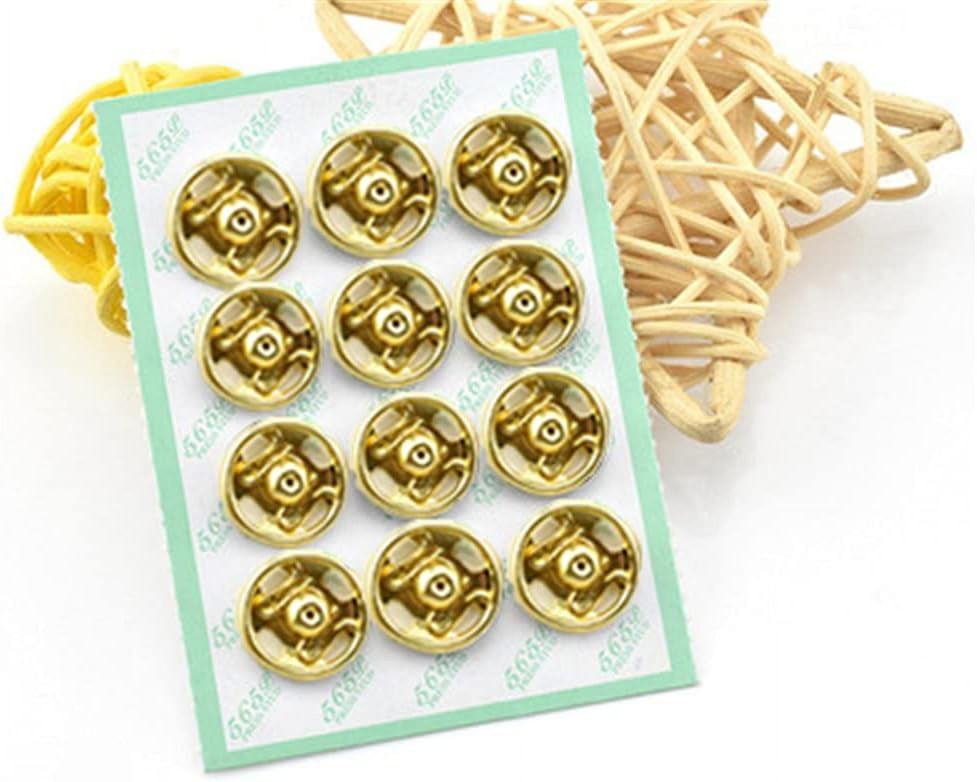 Mini Button Buckle Invisible Metal Snap Buttons Fasteners Press Studs ...
