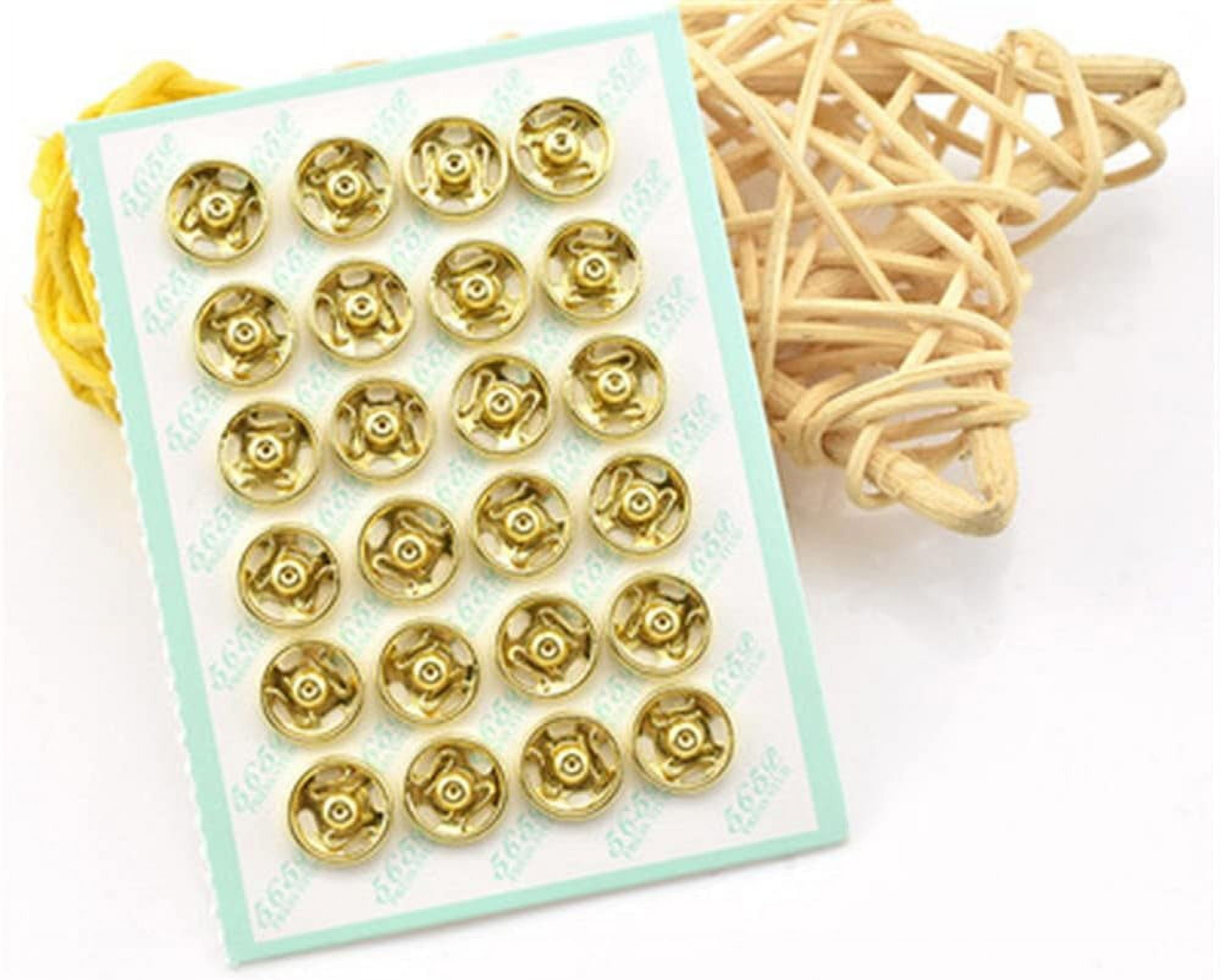Mini Button Buckle Invisible Metal Snap Buttons Fasteners Press Studs ...