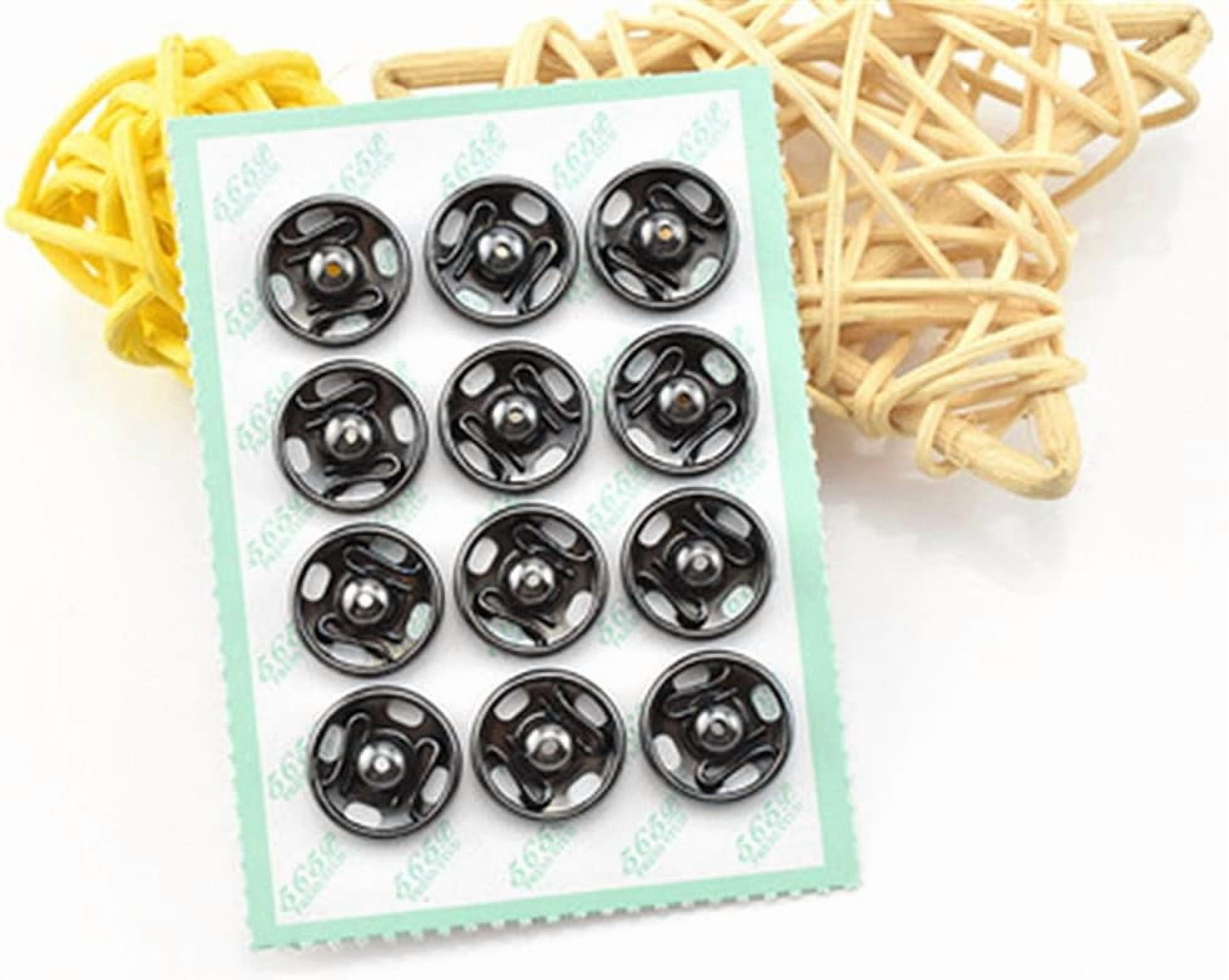 Mini Button Buckle Invisible Metal Snap Buttons Fasteners Press Studs ...