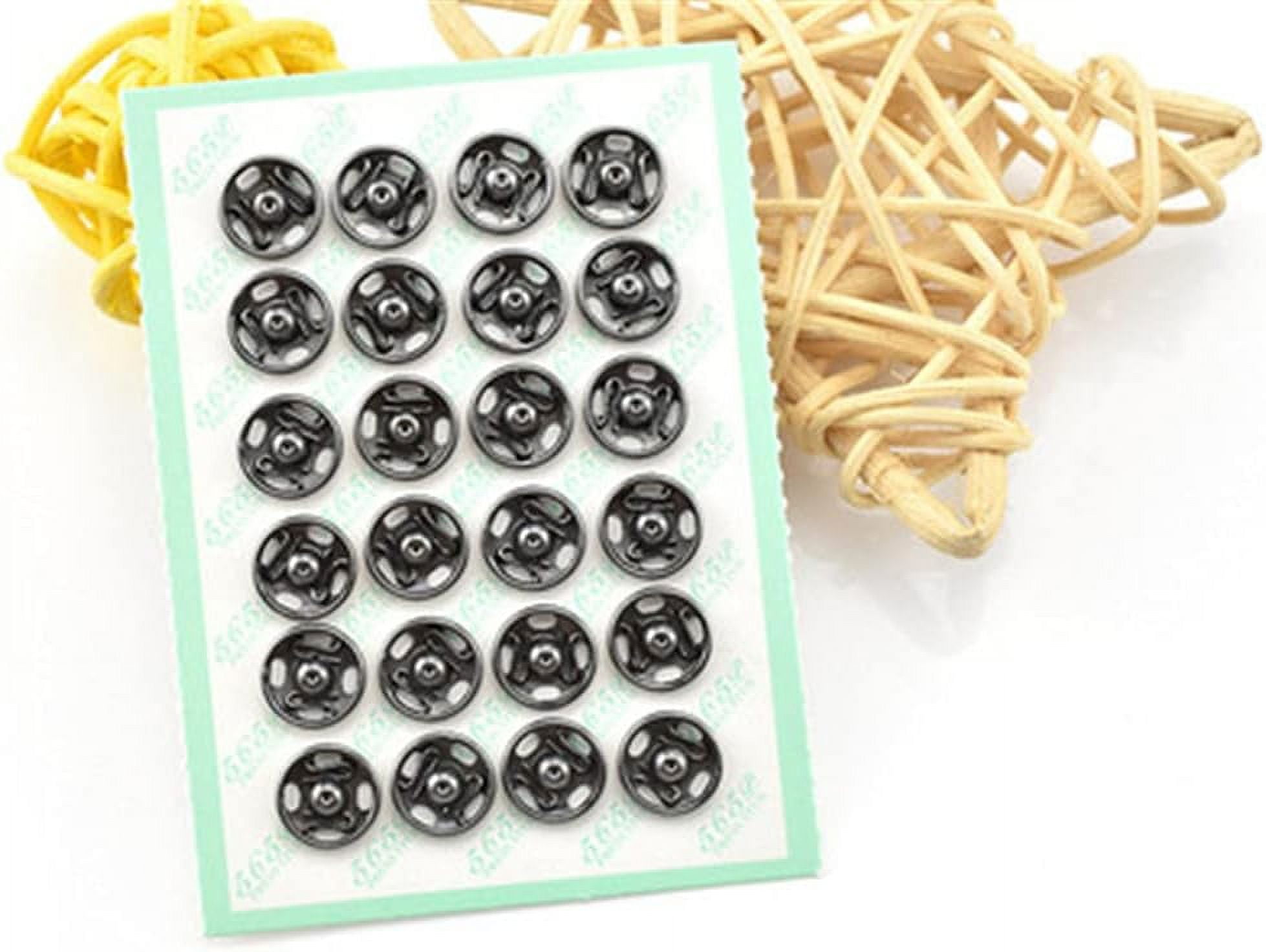 Mini Button Buckle Invisible Metal Snap Buttons Fasteners Press Studs ...