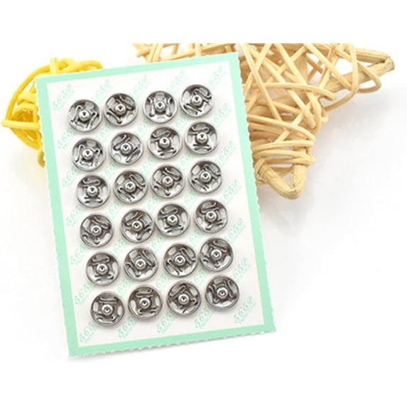 Mini Button Buckle Invisible Metal Snap Buttons Fasteners Press Studs ...