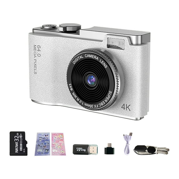 Mini CCD Digital Camera for Students Complete Photography Kit with ...