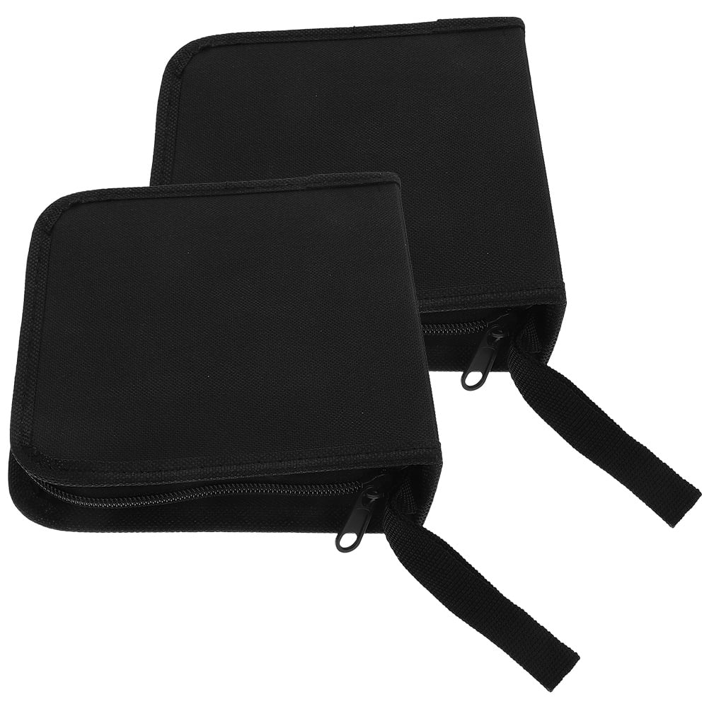 Mini CD Package 2 Pcs Album Case Disc Bag Binder Storage Rack Zipper ...