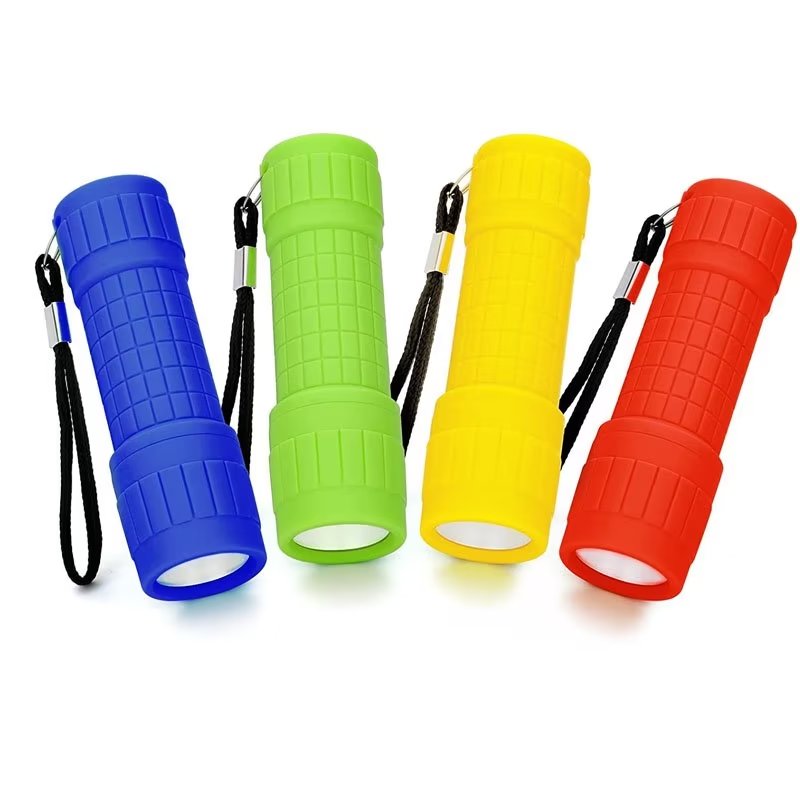 Mini COB Flashlight Torch Light Set of 4 Non-Slip Portable Design for ...