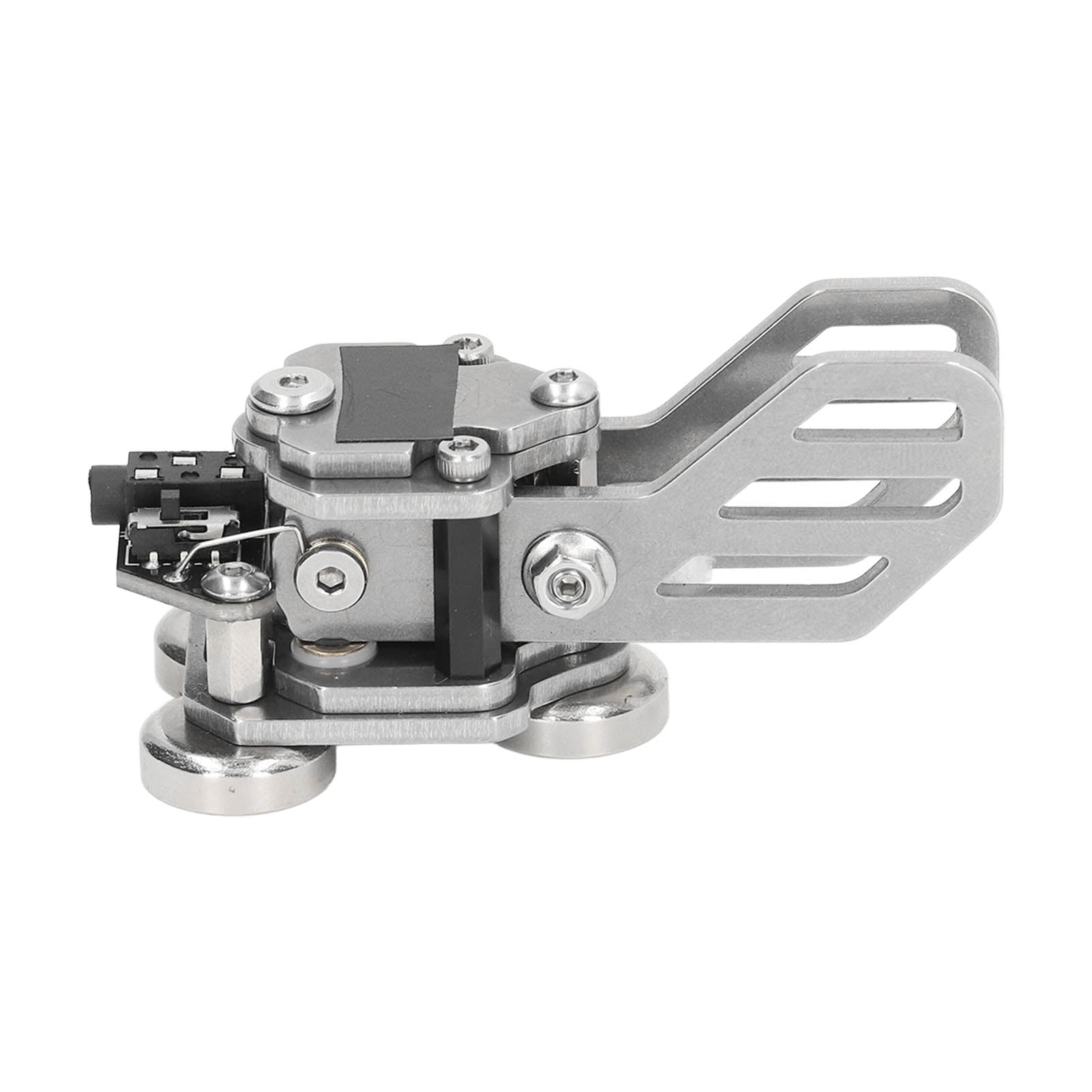 Mini CW Key Double Paddle Telegraph Key Stainless Steel Automatic Morse ...