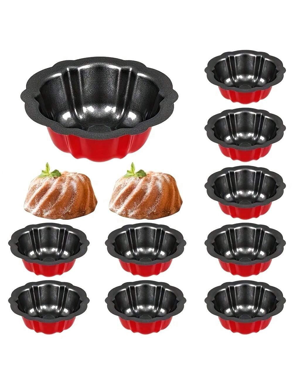 Mini Cake Pan With Grooves - Non-Stick Grooved Cake Pan - Carbon Steel ...