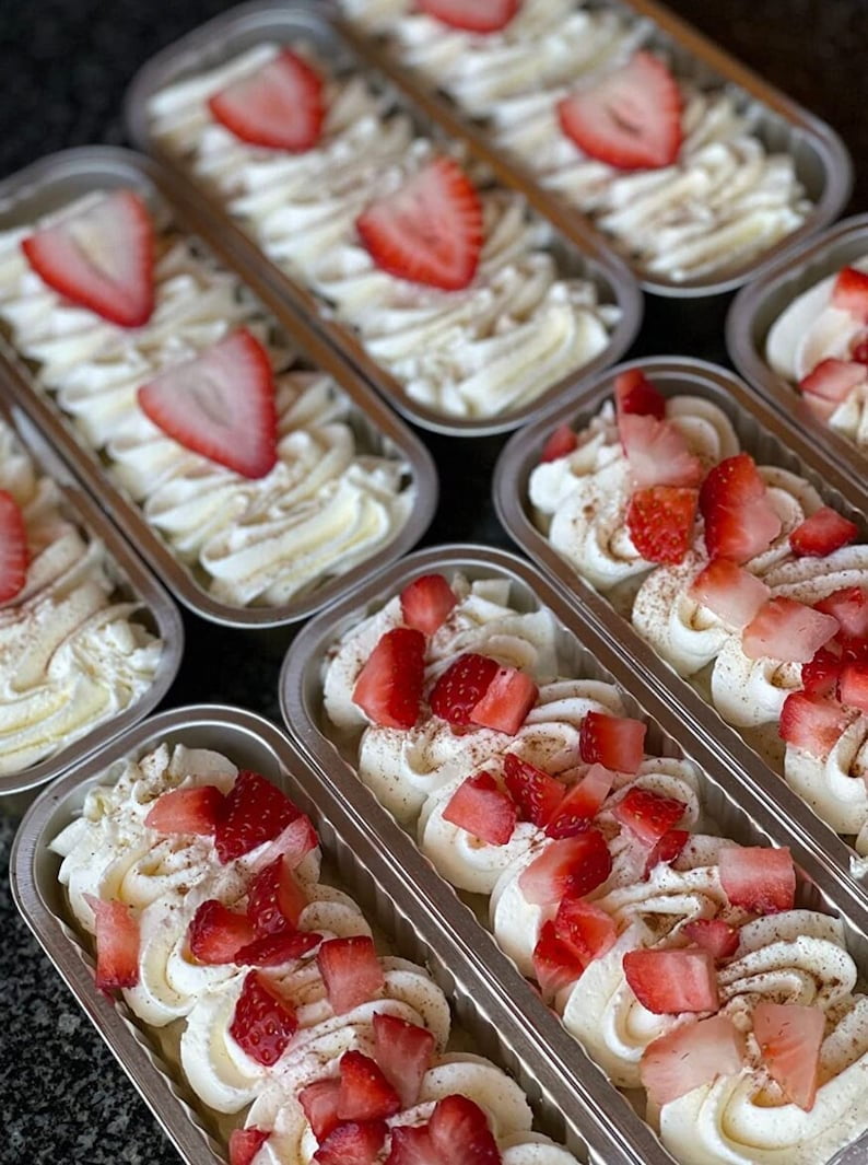 Mini Cake Tins Favor Box Set w/Spoon Dessert Wedding Favor Catering ...