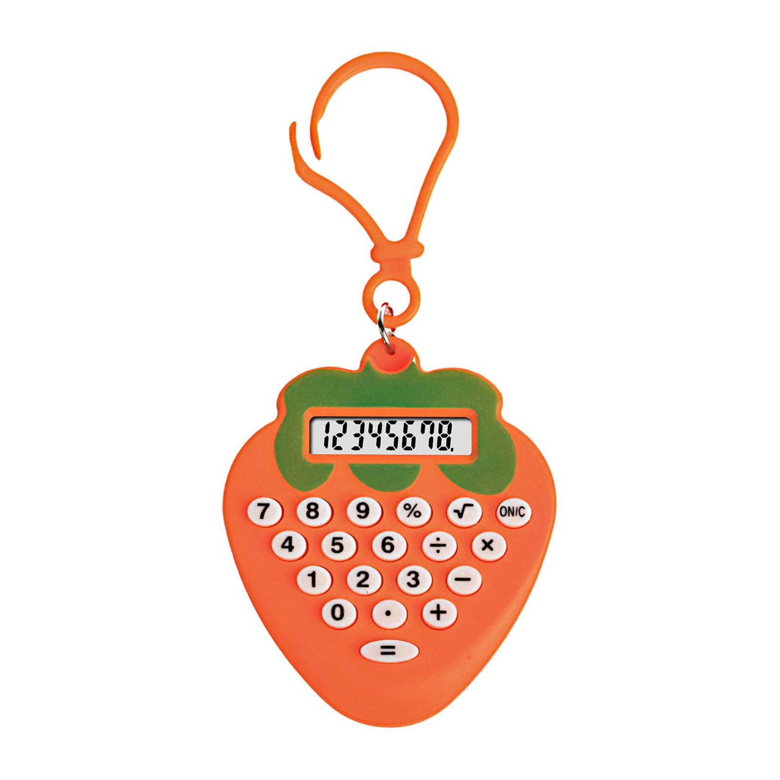 Mini Calculator Keychain Portable Cute Strawberry Pocket Calculator ...