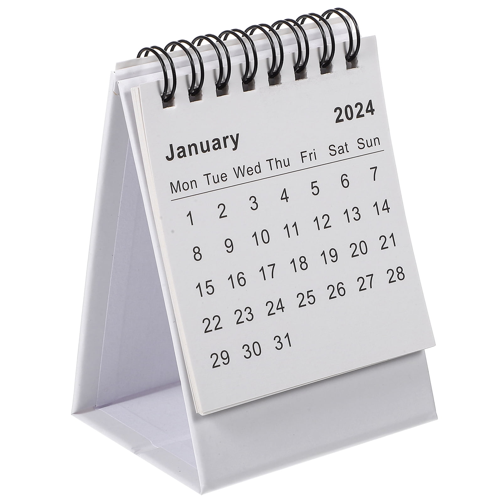 Mini Calendar Standing Desk Calendar Gift Calendar Office 10.5X7.6X6CM ...