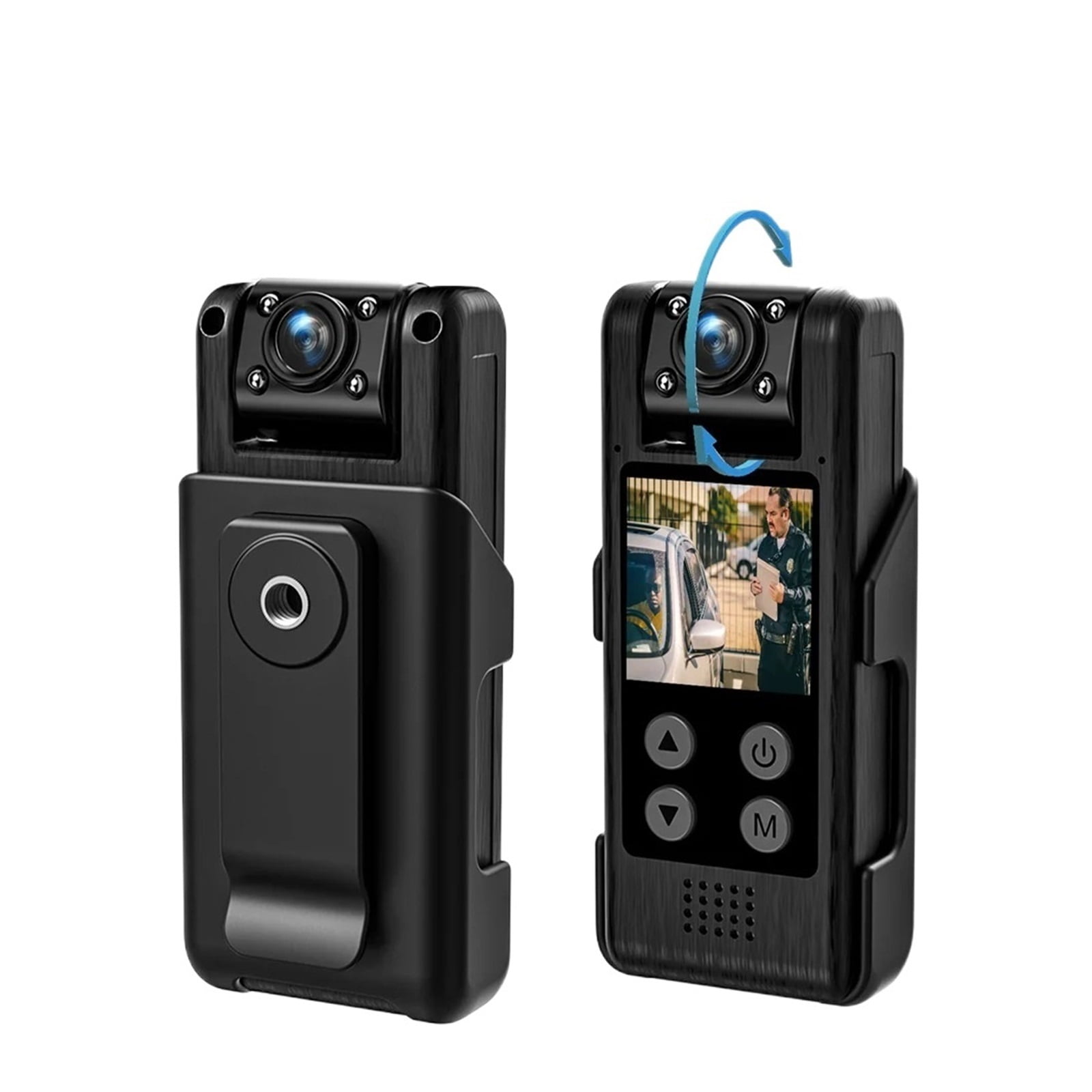 Mini Camera 4K Full Hd Body Mounted Camera Video Recording Cam Police ...