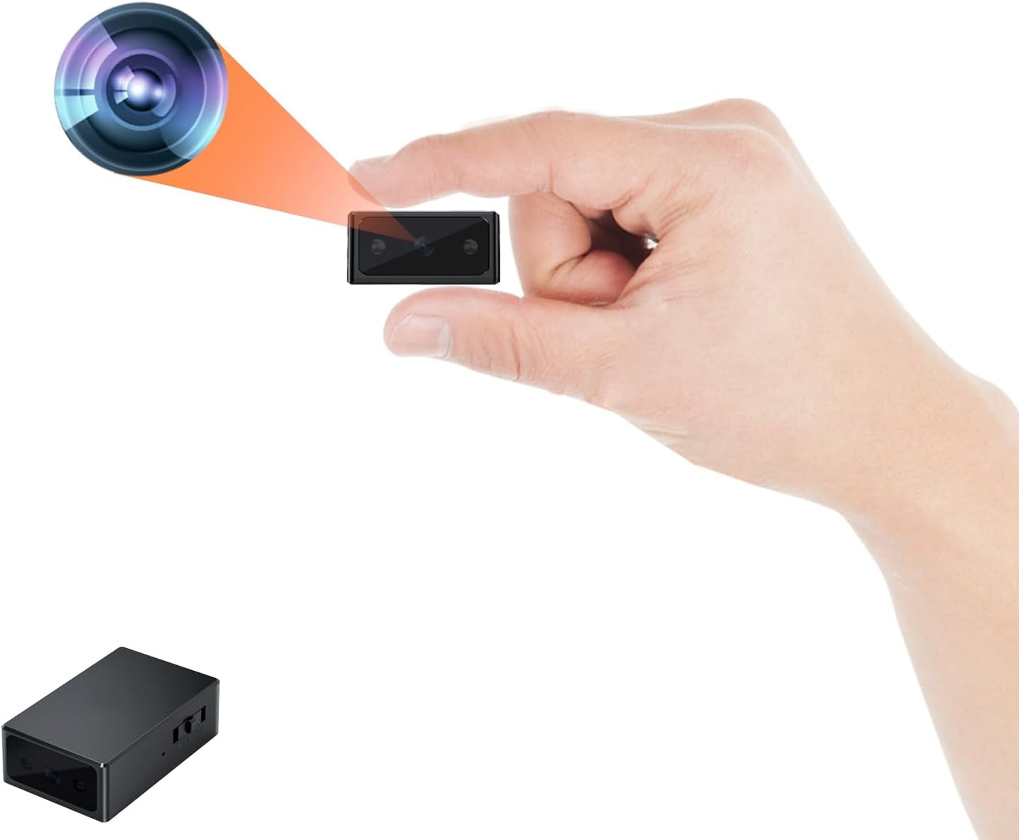 Mini Camera, Body Camera, Home Security Cameras, HD 1080P, Portable ...