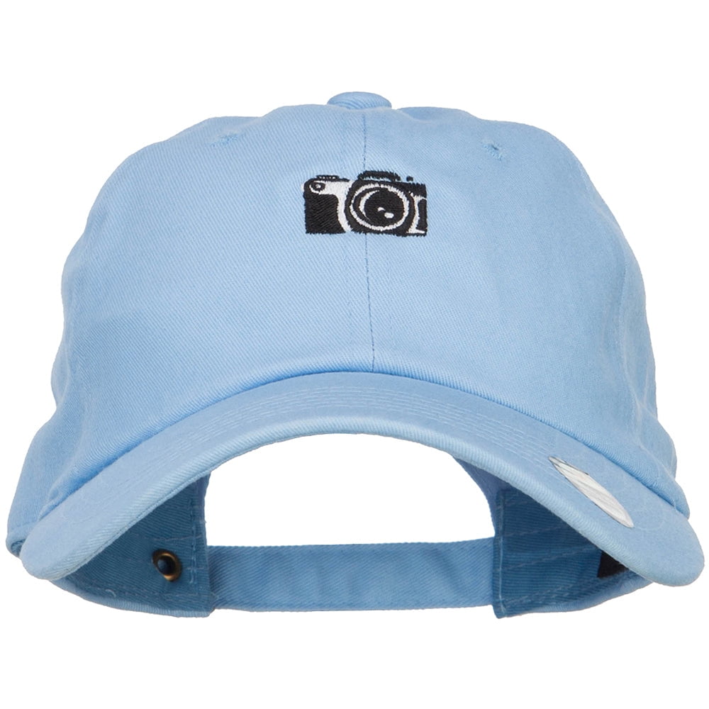 Mini Camera Embroidered Unstructured Cap - Blue OSFM - Walmart.com